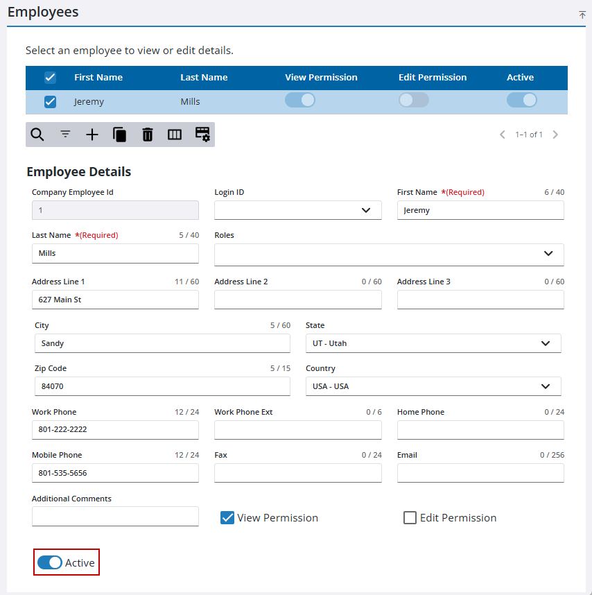Remove a Contractor Employee