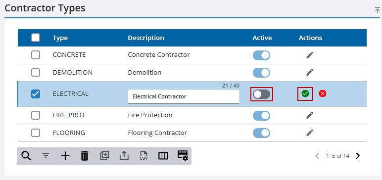 Remove a Contractor Type