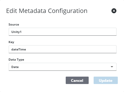Edit a Metadata Configuration