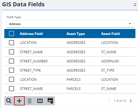 Map Address Fields to the GIS