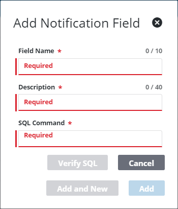 Add a Notification Field