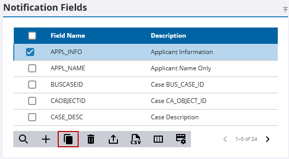 Clone a Notification Field