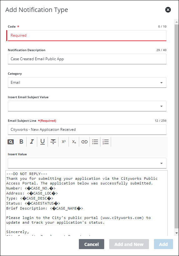 Clone a Notification Type