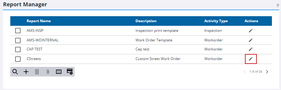 Edit a Report Description
