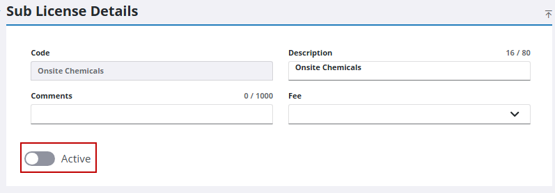 Remove a Sub License