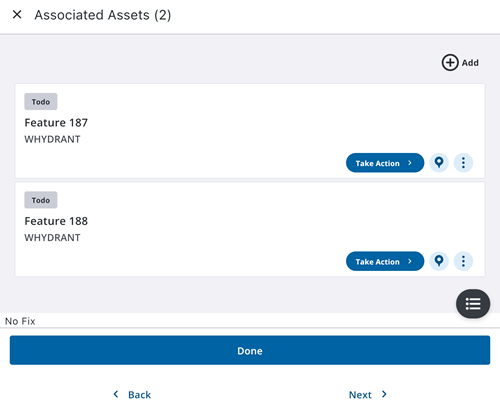 View And Select Associated Assets