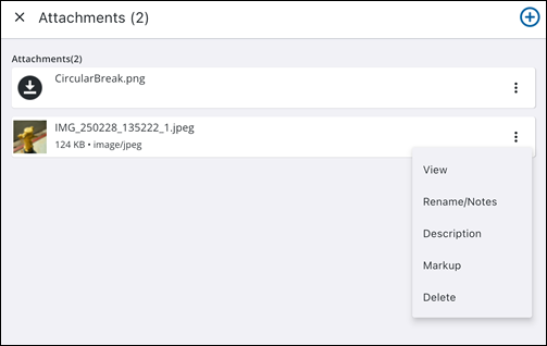 Inspection Observation Attachments