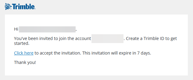 Create a Trimble ID