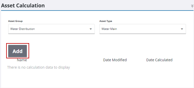 Add Asset Calculations