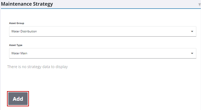 Add Maintenance Strategy