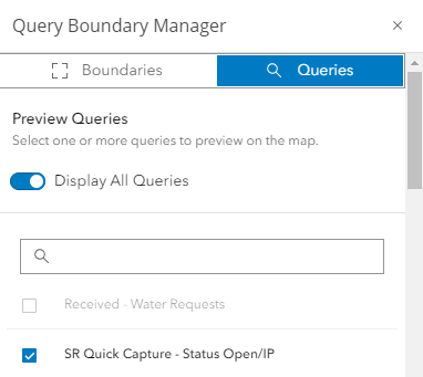 Preview Queries on the Map
