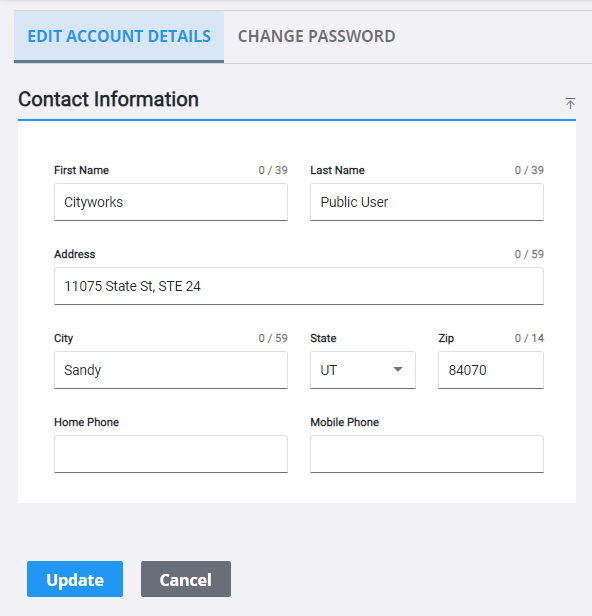 Access Your Account Information