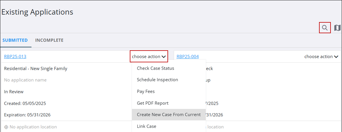 Create a New Application Based on the Current Application