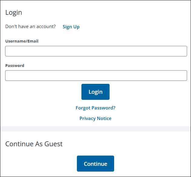 Create a Login
