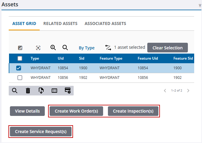 Create a Work Activity from an Asset