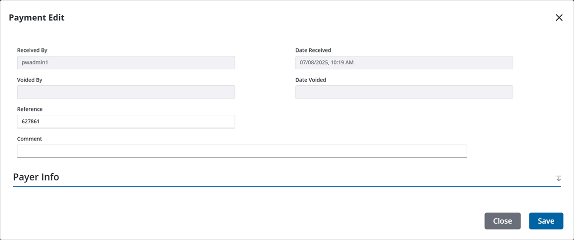 Edit the Escrow Account