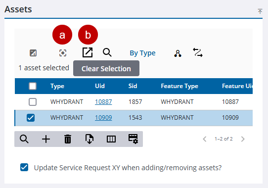 Highlight the Selected Asset on the Map