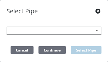Add Incoming or Outgoing Pipes