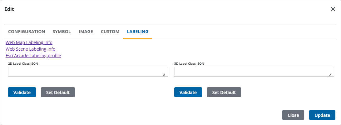 Enable Labeling