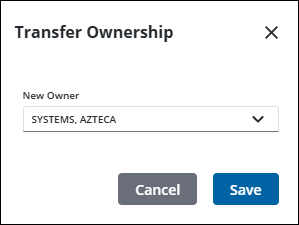Transfer Ownership of a Dashboard