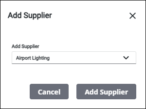 Add a Supplier to Material