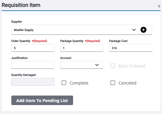 Create a Requisition