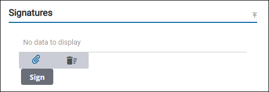 Capture a Signature on an Existing Requisition