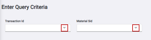 Search for a Transaction